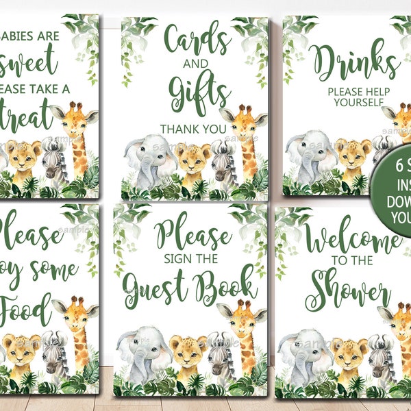 Safari Signs - Etsy