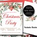 Editable Christmas Party Invitation Editable Invitation - Etsy