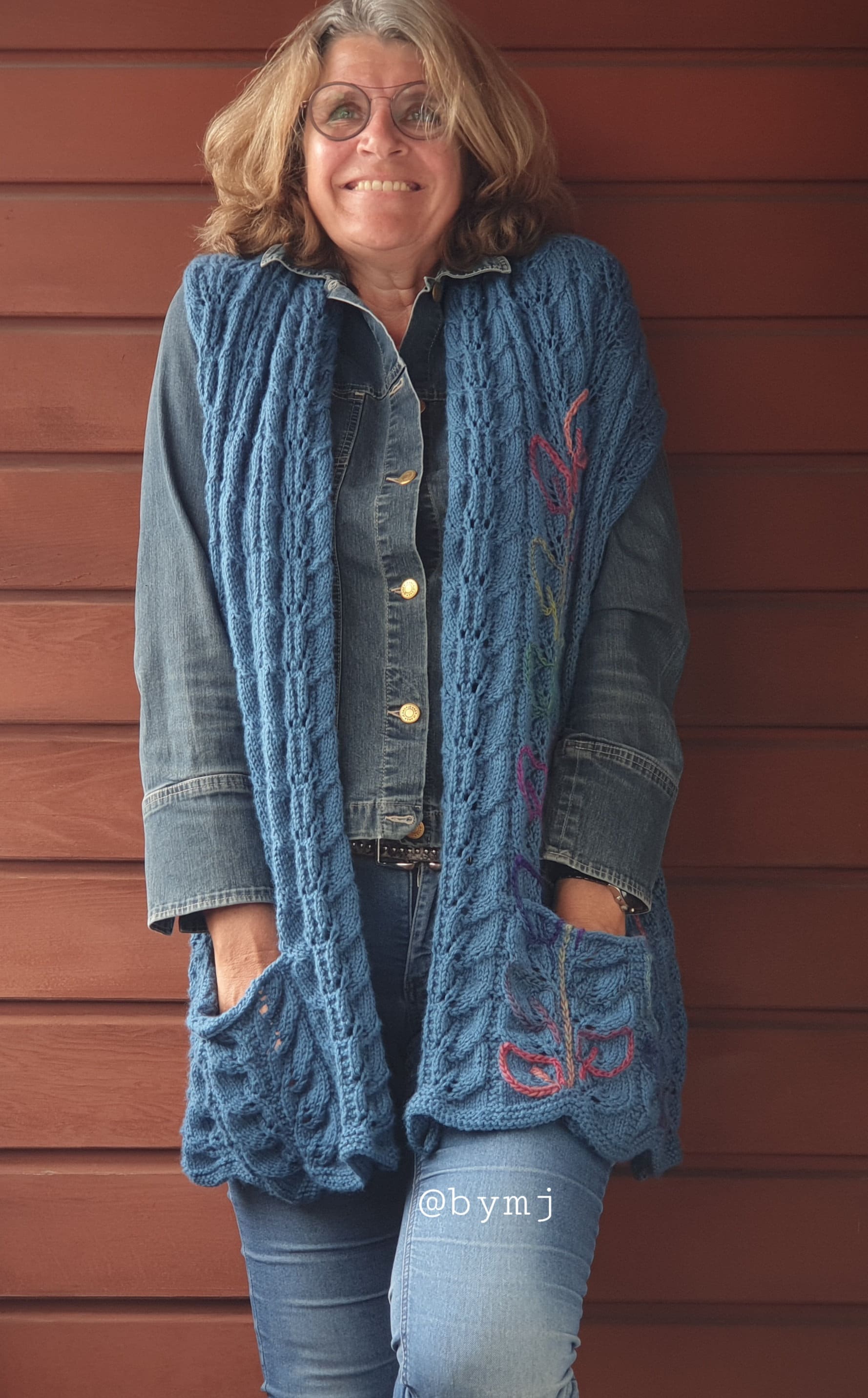 Pocket Scarf Pattern Bymj * Pattern * Knitting * Elegant * Unique - Etsy