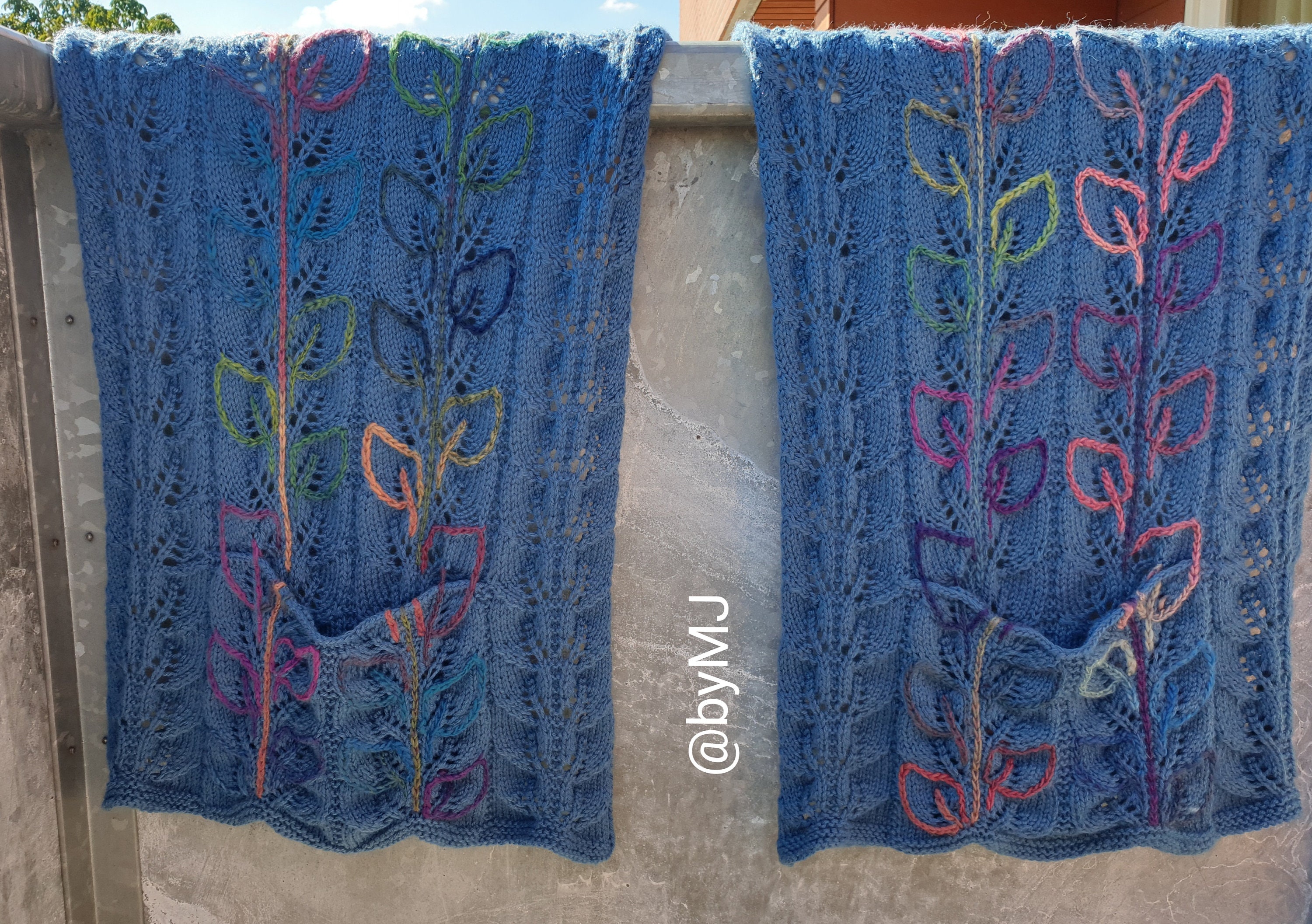 Pocket Scarf Pattern Bymj * Pattern * Knitting * Elegant * Unique - Etsy