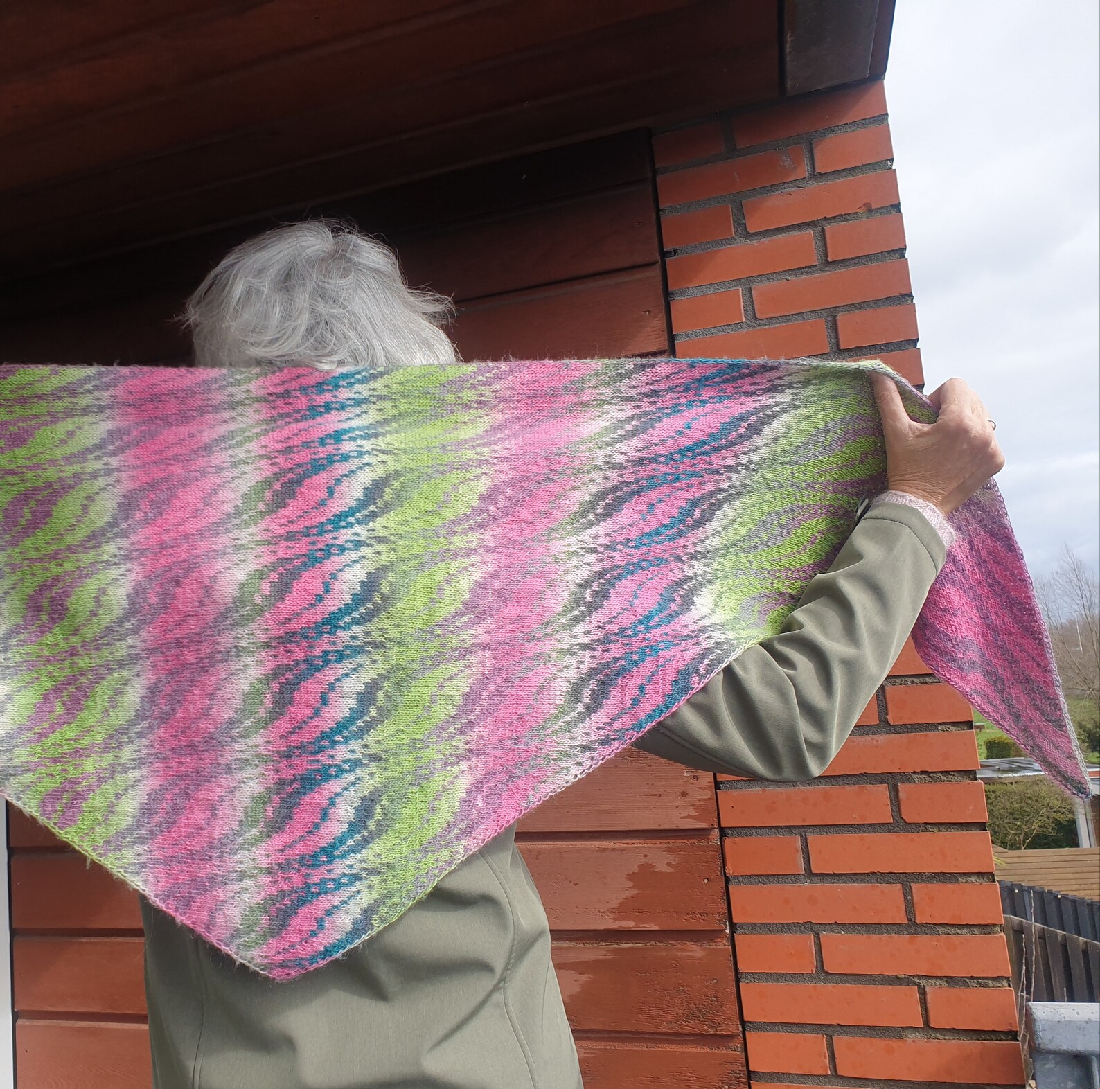 Double Florin Shawl - Double Knitting - Pattern - Etsy