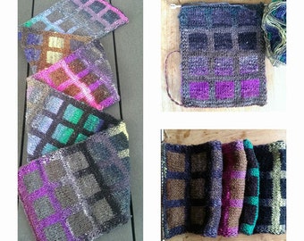 Stained Glass Knitting Pattern - Etsy