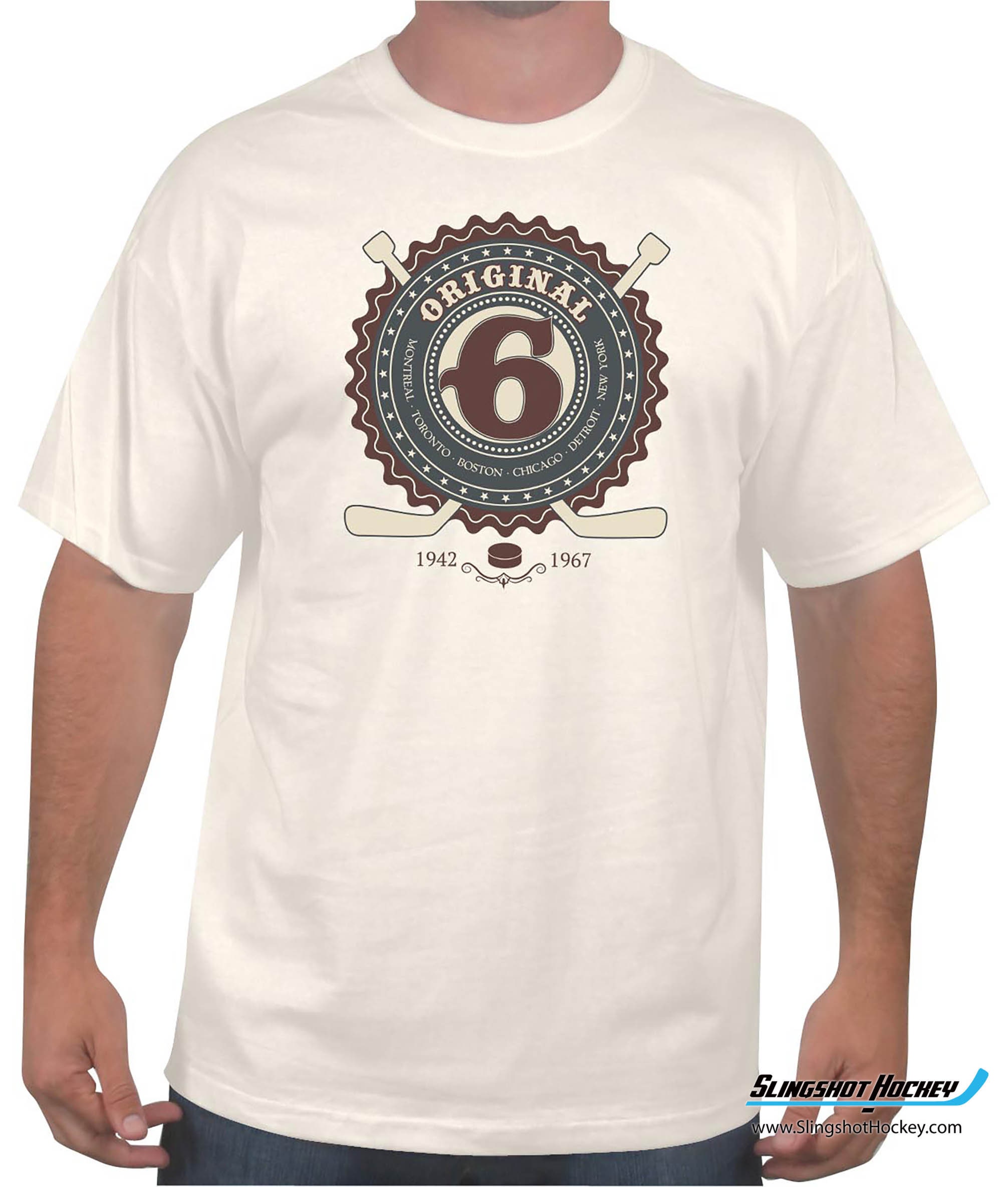 The Original 6 Hockey Teams Shirt Vintage Original Six Hockey T-shirt ...