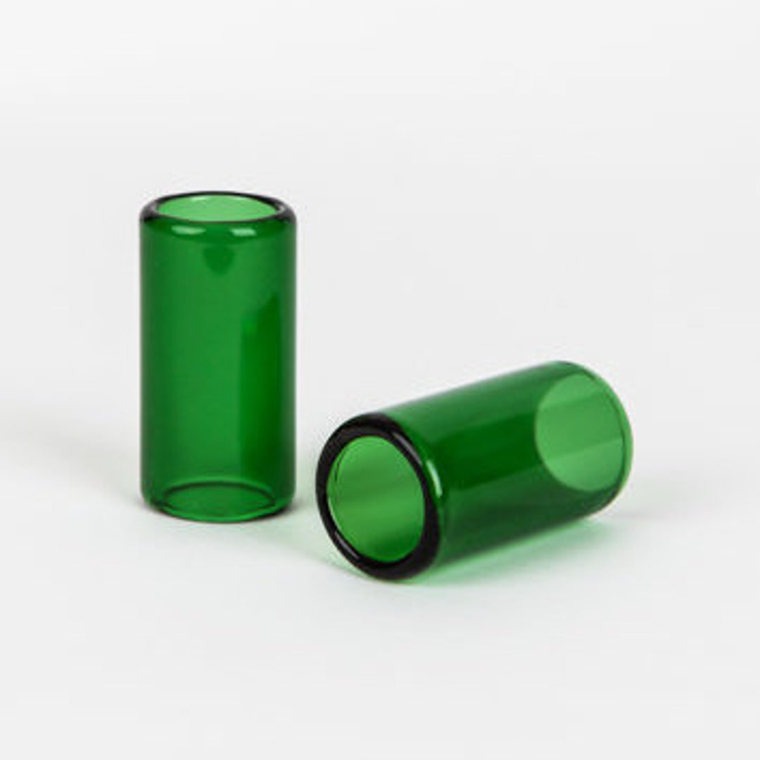 Handcrafted Glass Guitar Slides - "kryptonite" - Etsy