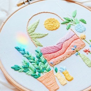 Finished Boho Window Embroidery - Etsy