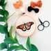 Monarch Embroidery Pattern Digital Download Embroidery - Etsy