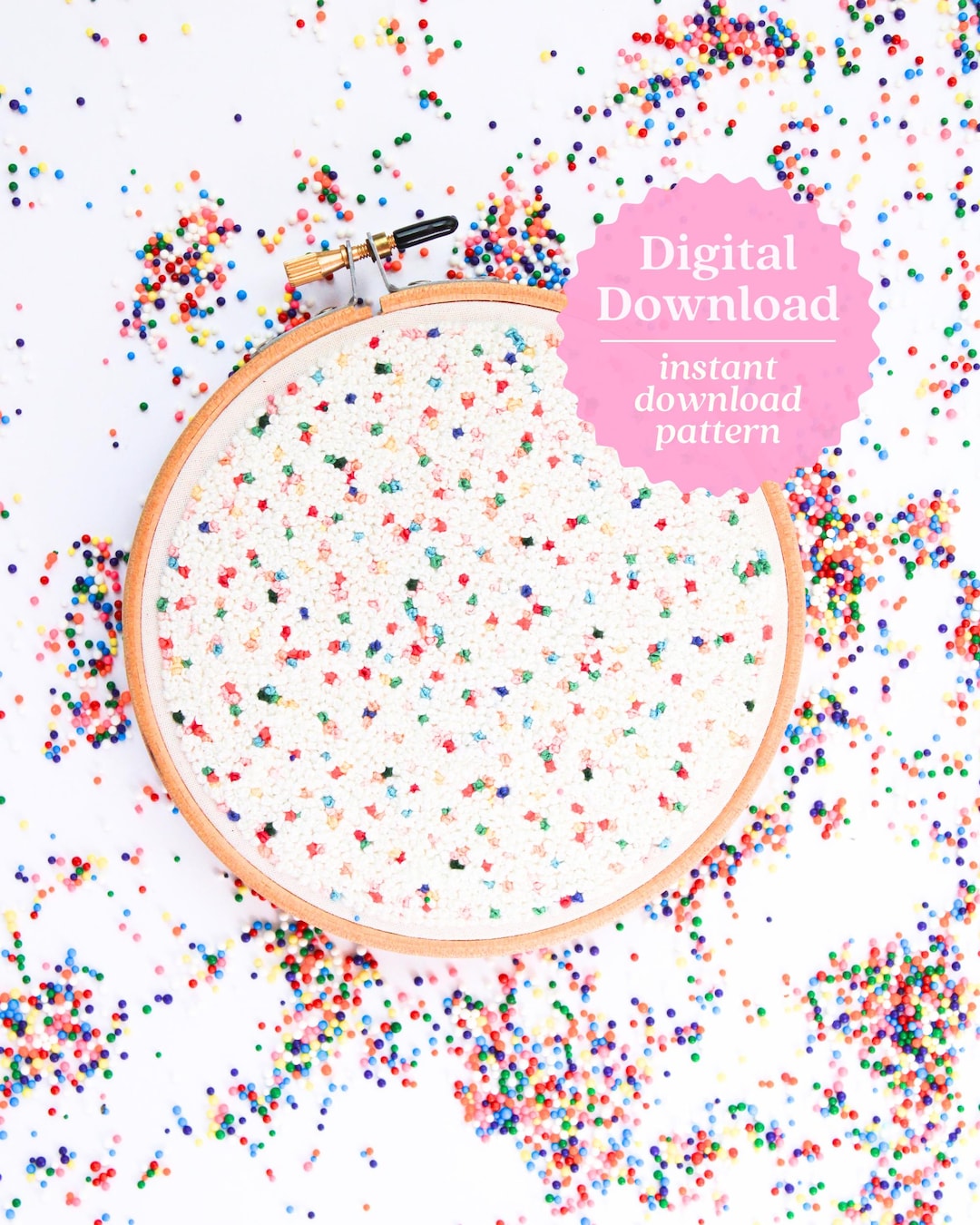 Sprinkle Embroidery Pattern Download, Printable Hand Embroidery Pattern ...
