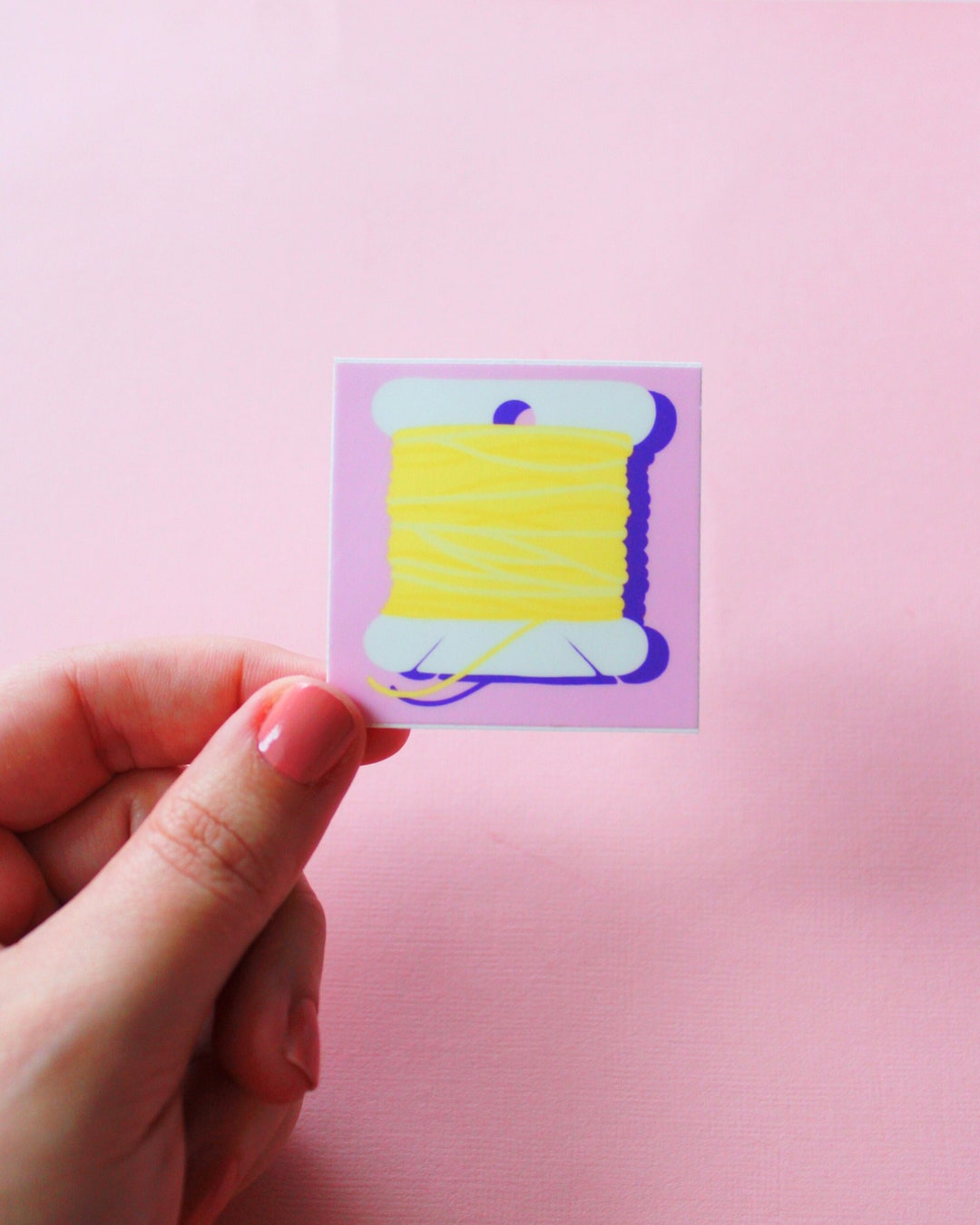 Thread Bobbin Sticker, Water Proof Sticker, Embroidery Sticker, Thread ...