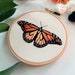 Monarch Embroidery Pattern Digital Download Embroidery - Etsy
