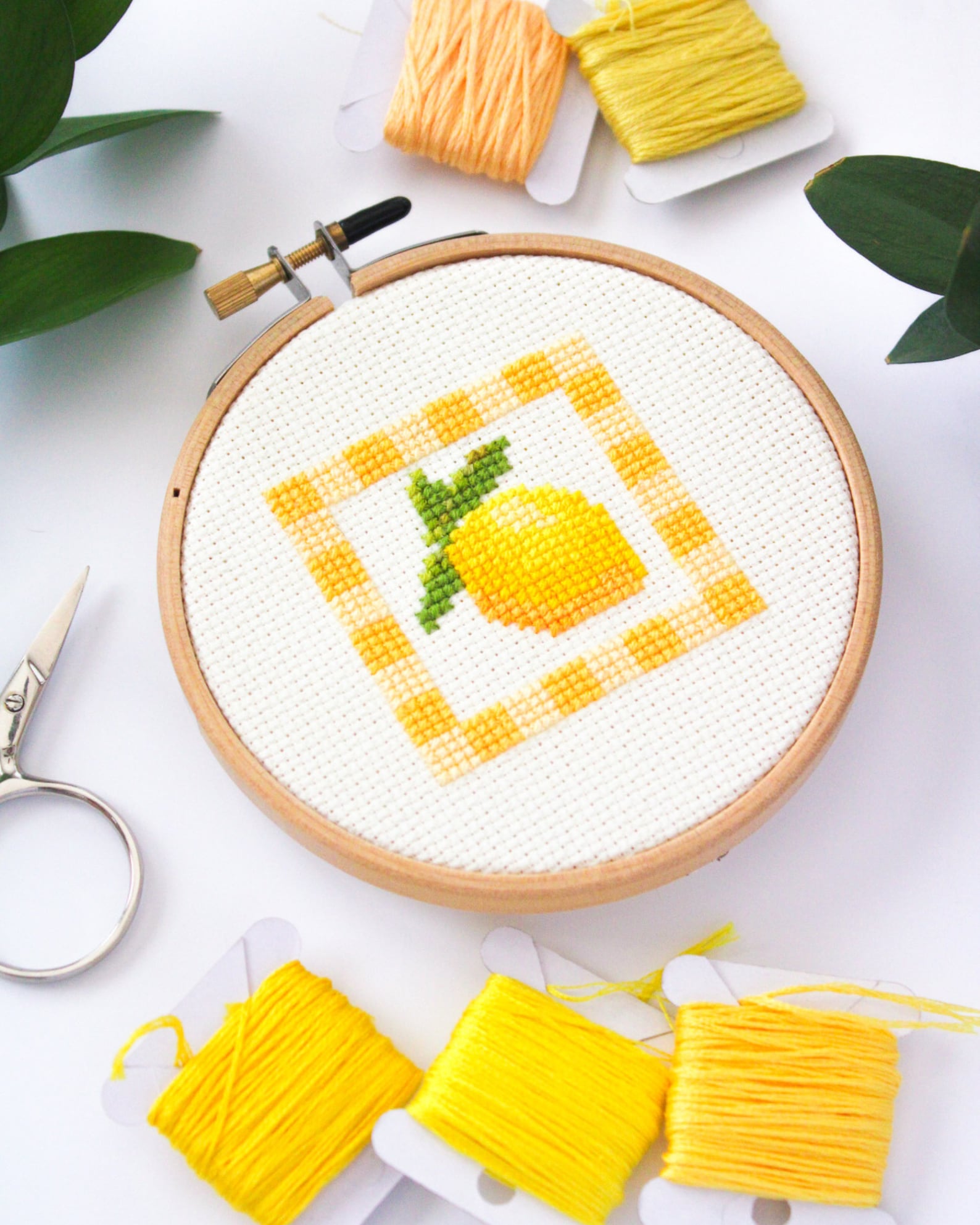 Lemon Cross Stitch Pattern, Beginner Friendly Cross Stitch, Kitchen Art ...