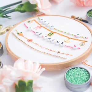 Friendship Bracelet Embroidery Pattern, Beading Embroidery ...