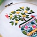 Potted Lemon Tree Embroidery Pattern, Bird Embroidery, Beginner ...