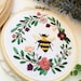 Bee Hand Embroidery Pattern, Digital Download Embroidery, Bumble Bee ...