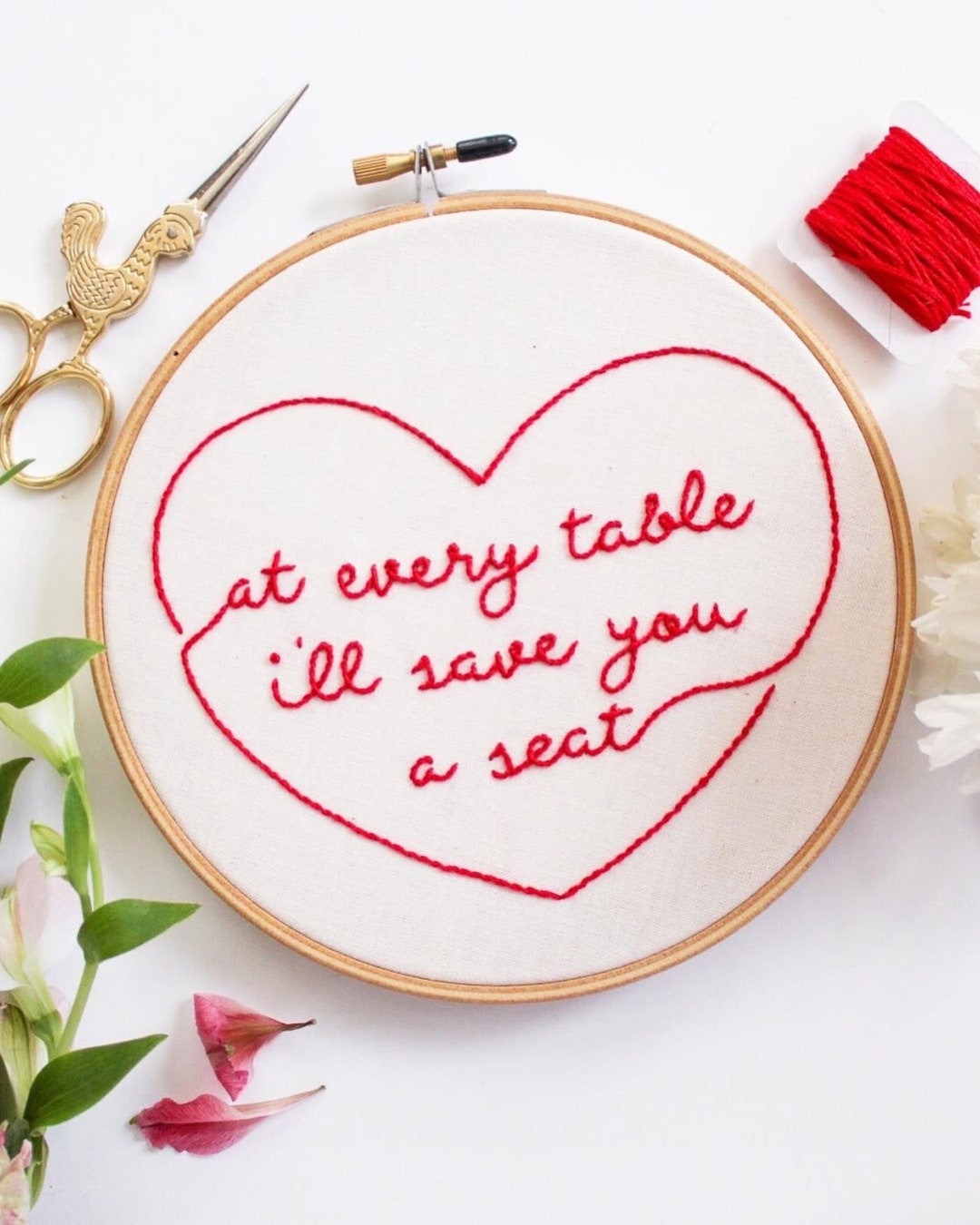 MADE TO ORDER Finished Lettering Embroidery - Etsy