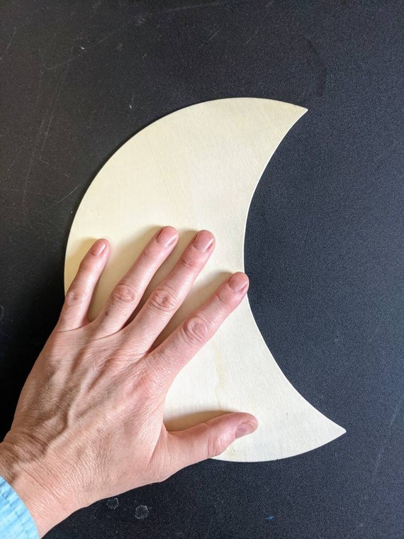 Moon Phases Wood Cutouts Laser Cut Moon Shapes Phases Of