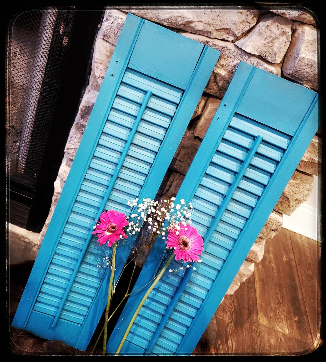 Pair of Farmhouse Shutters / Farmhouse Decor / Shutter Decor / Custom ...