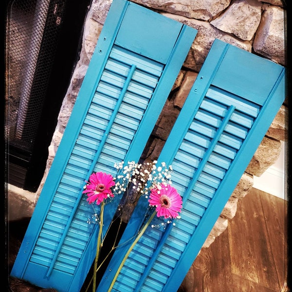Turquoise Shutters - Etsy