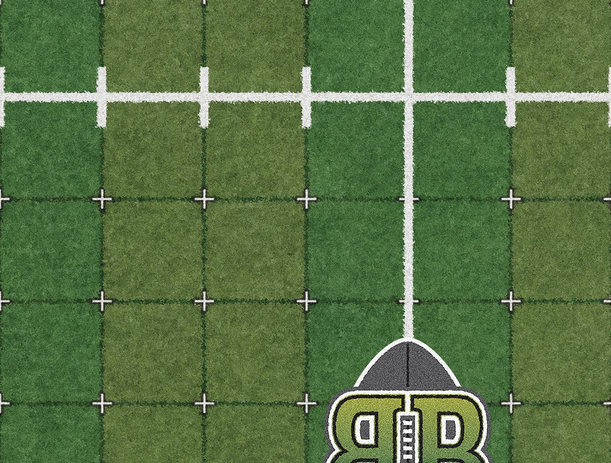 Fantasy Football Mat: Regulation-size Grid, Beefy-soft Printed Cloth ...