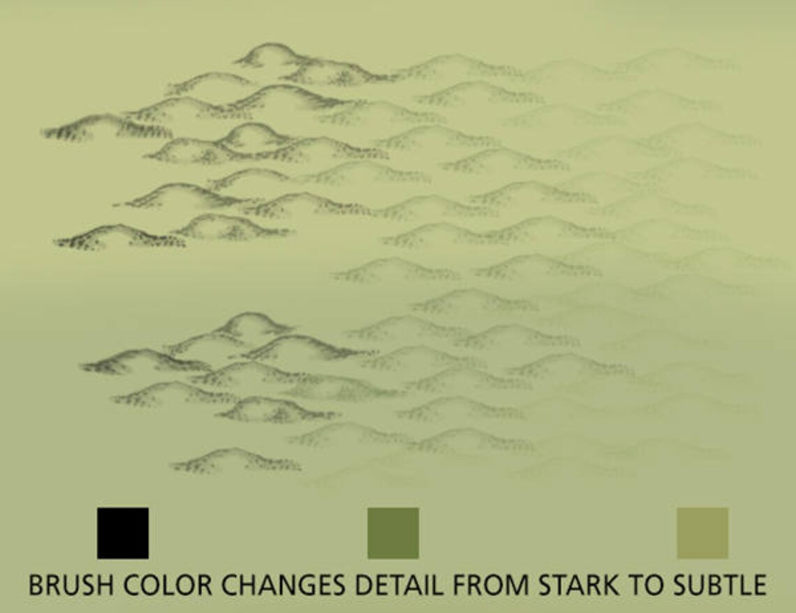 Cartography Elements Pack 1: Clip-art and Photoshop Brushes, 101 Images ...