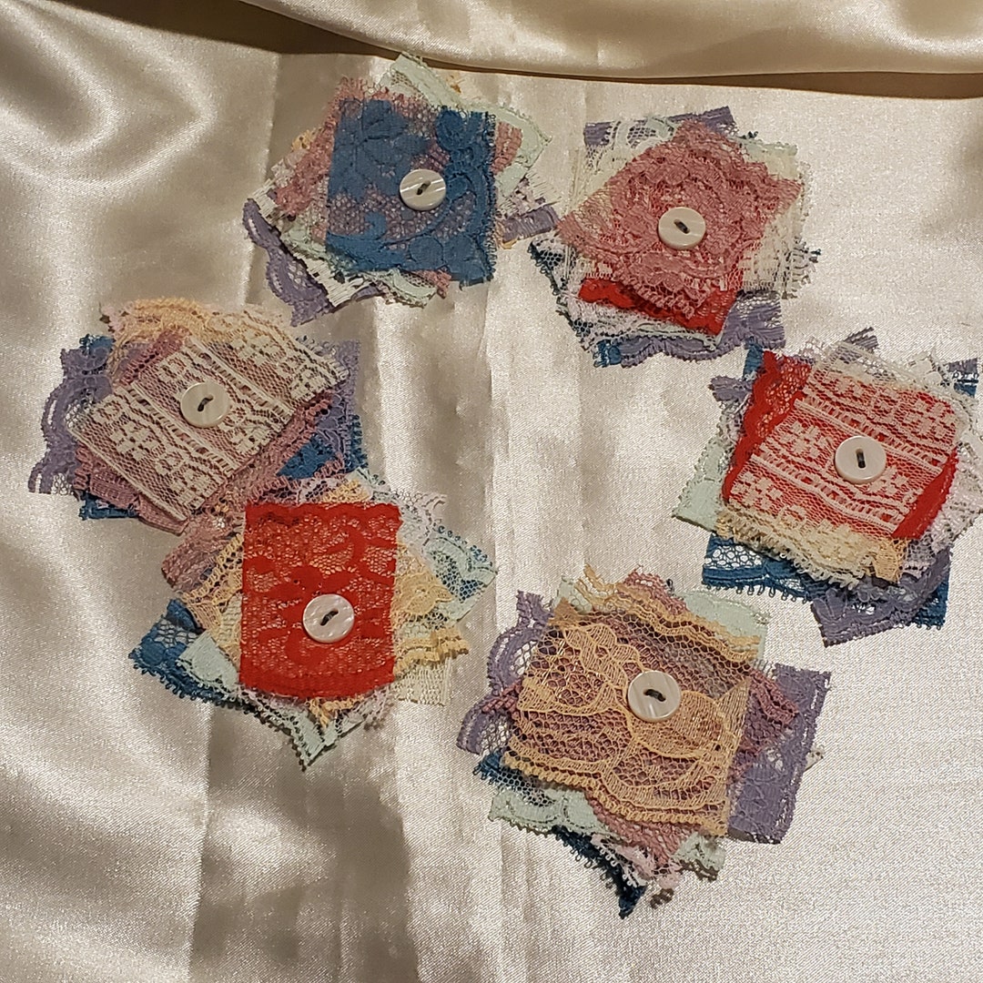 Lace Clusters, Lace Embellishments, Ephemera, Junk Journal, Lace ...