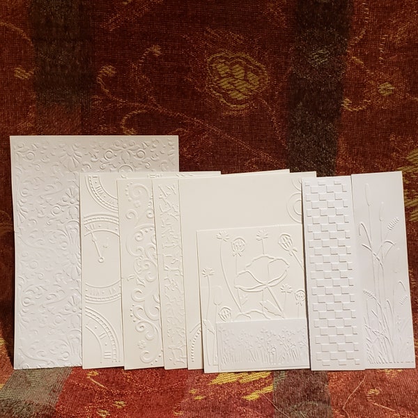 Embossed Cardstock - Etsy