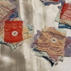 Lace Clusters, Lace Embellishments, Ephemera, Junk Journal, Lace ...