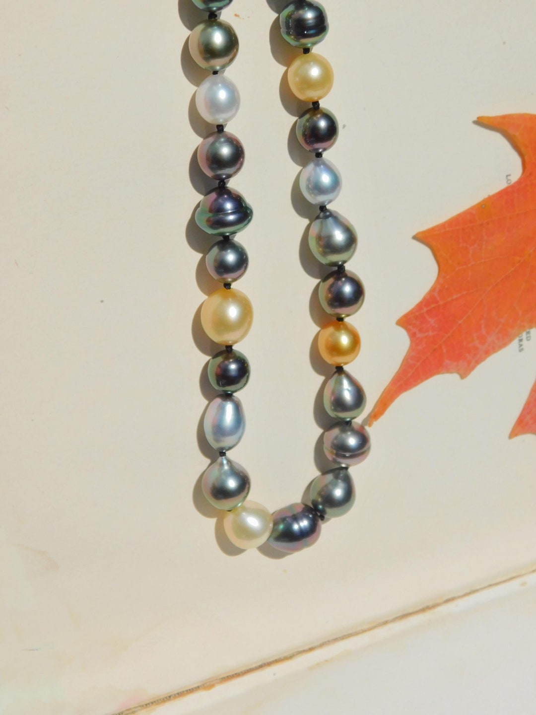 Various Shape and Multi-color South Sea Pearl Necklace | AAA+ | Color ...
