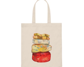 Cute Cheese Tote Bag - Etsy