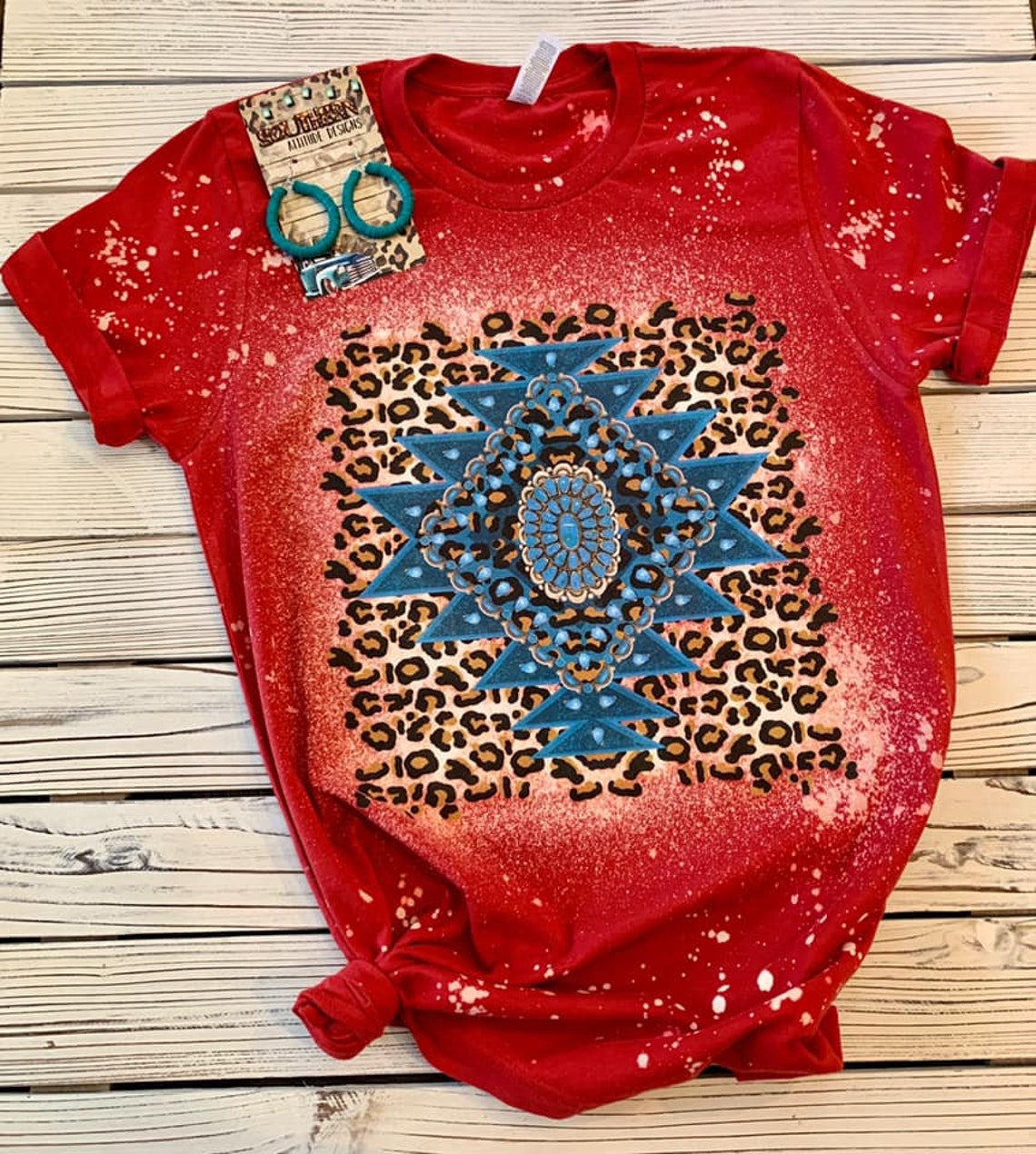 Bleached Leopard Aztec | Etsy