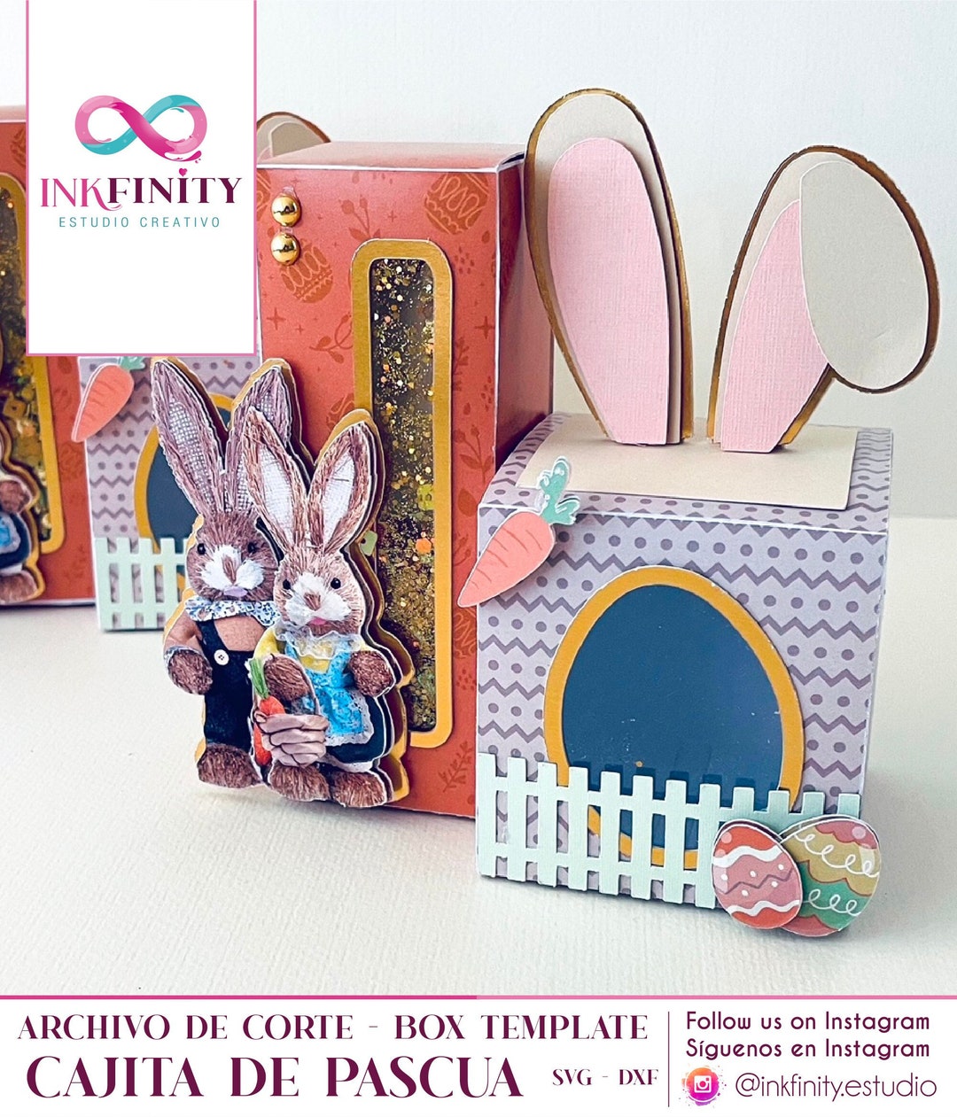 Christmas Box No. 1 Box Cutting File Archivo De Corte Caja Navidad ...