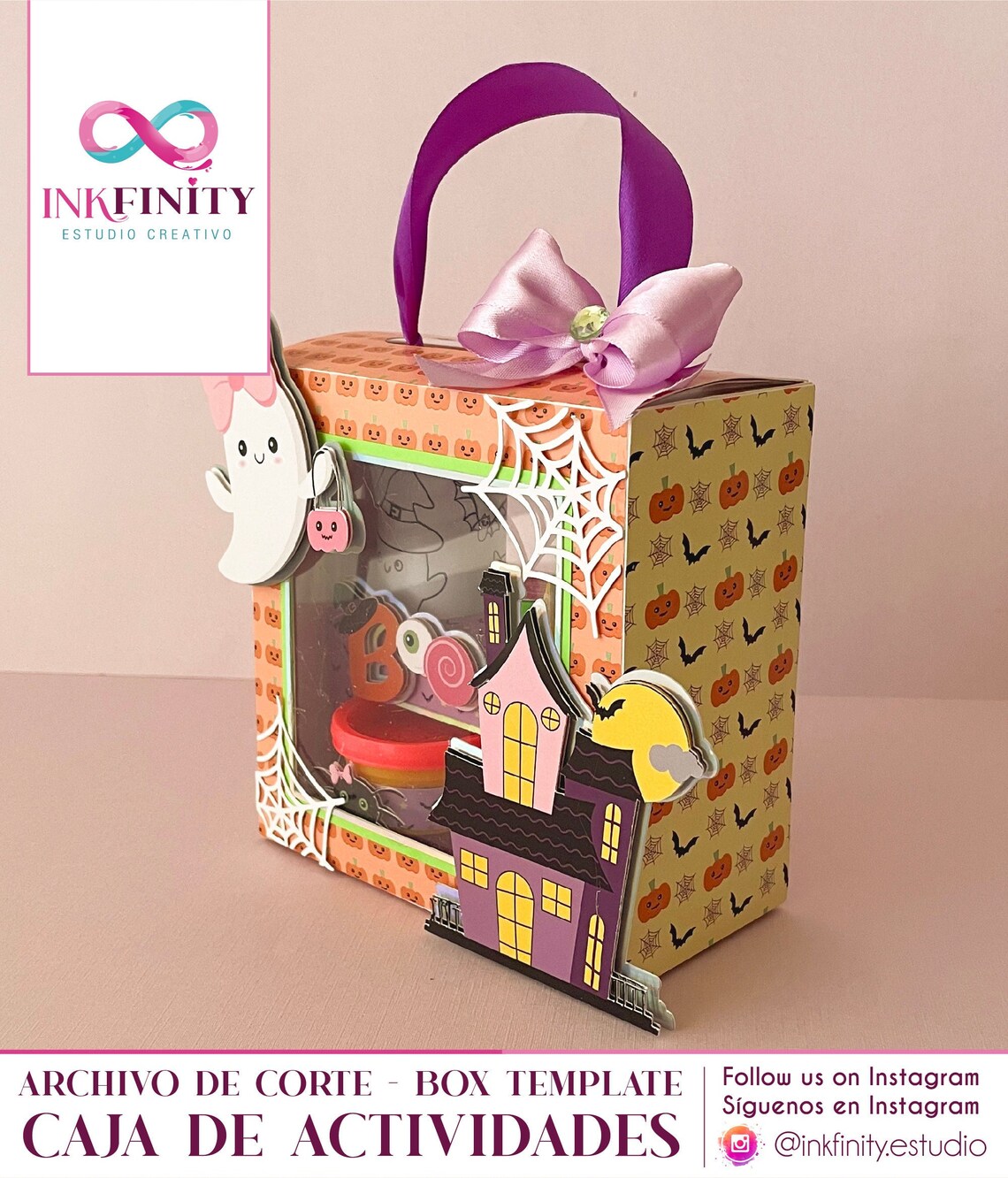 Activity Box Cutting File - Blank Activity Box Template for Customizing ...