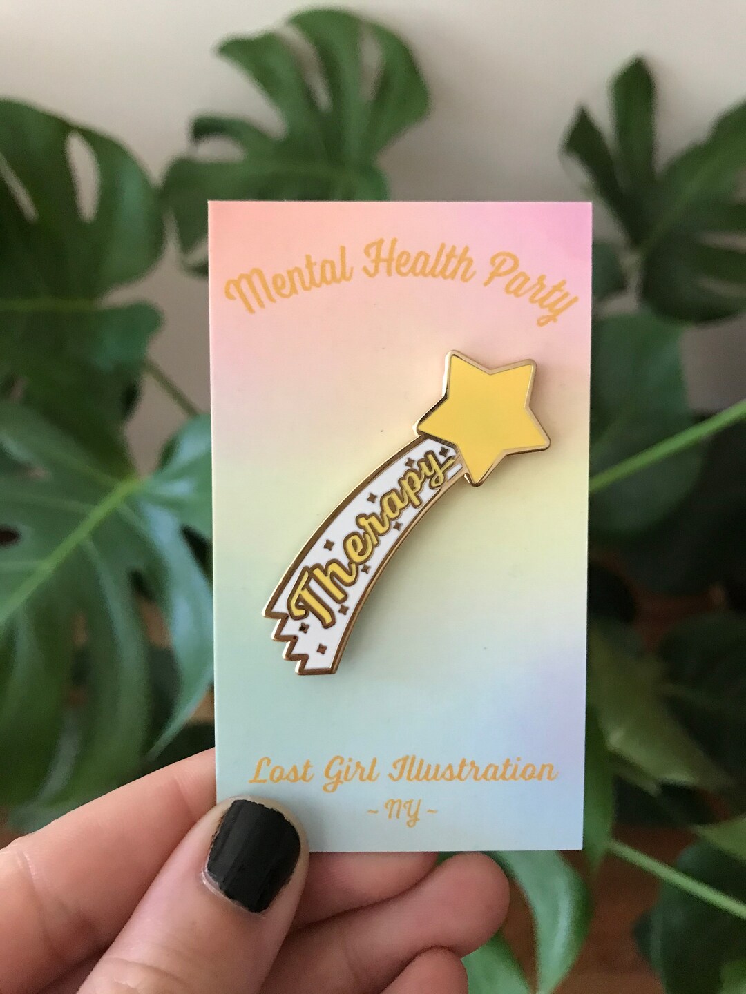 Therapy Enamel Pin - Etsy