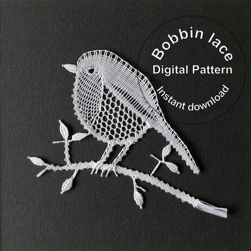 Digital Bobbin Lace Pattern Robin - Etsy