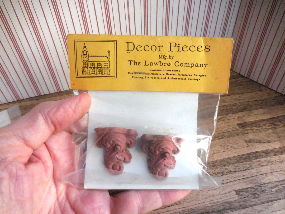 Lawbre Brackets ~ Acanthus ~ Dollhouse Miniatures - Etsy