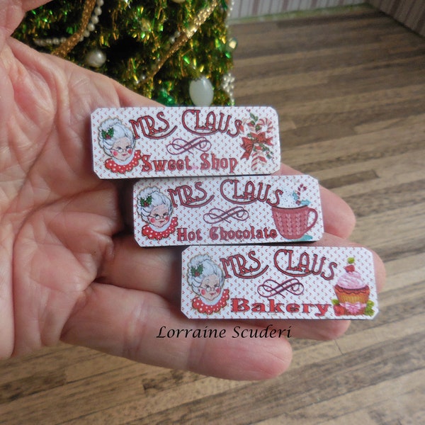 Mrs Claus Bakery Sign - Etsy
