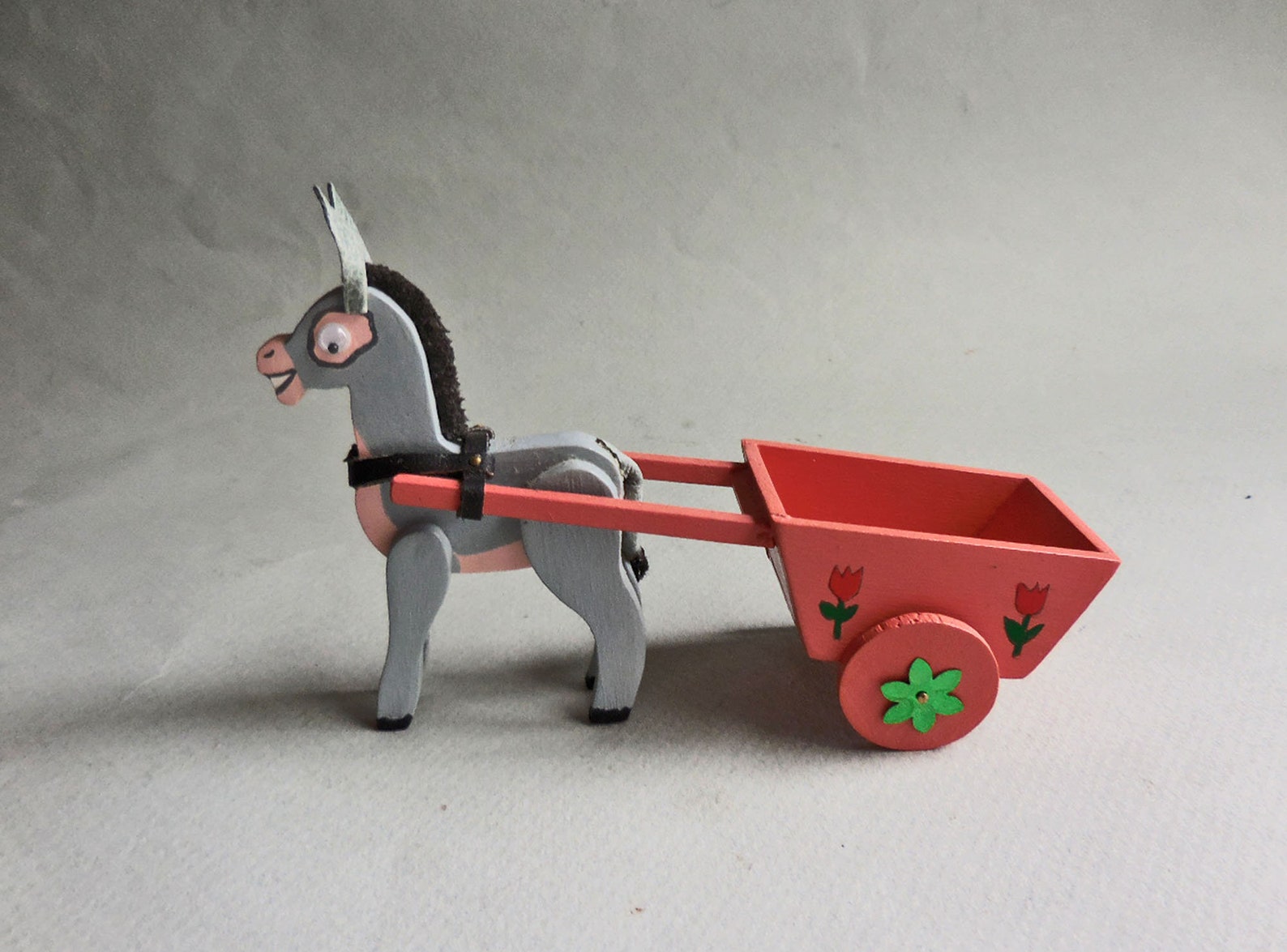 Donkey Cart Garden Planter Dollhouse Miniature - Etsy