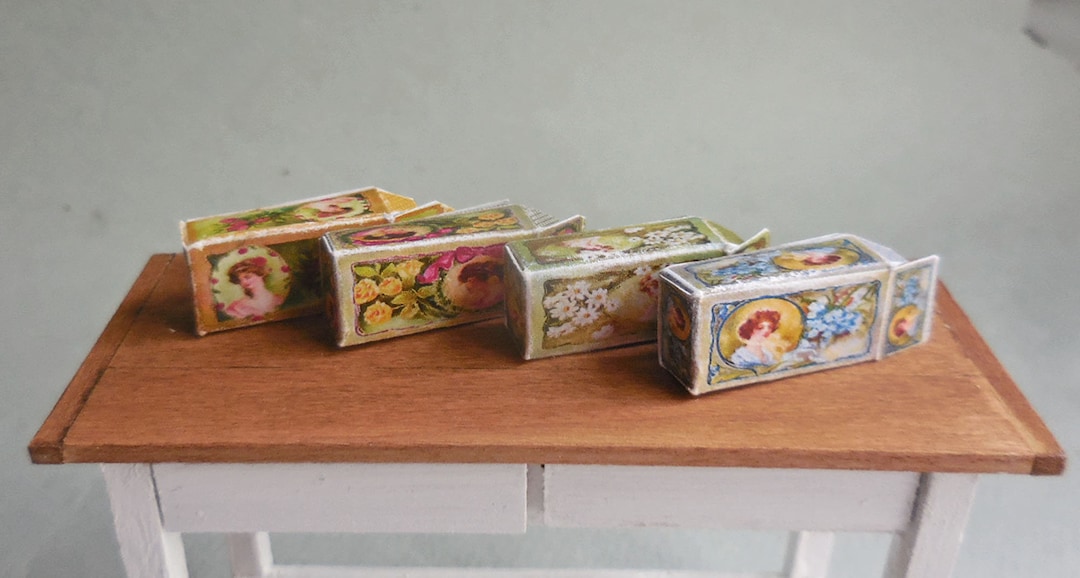 Lady's Toiletry Kit Set ~ 4 Piece Set ~ Assembly Required ~ Dollhouse ...