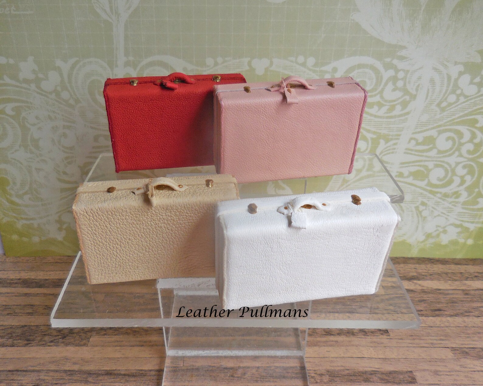 Leather Pullman Suitcase ~ Non Opening ~ Dollhouse Miniature - Etsy