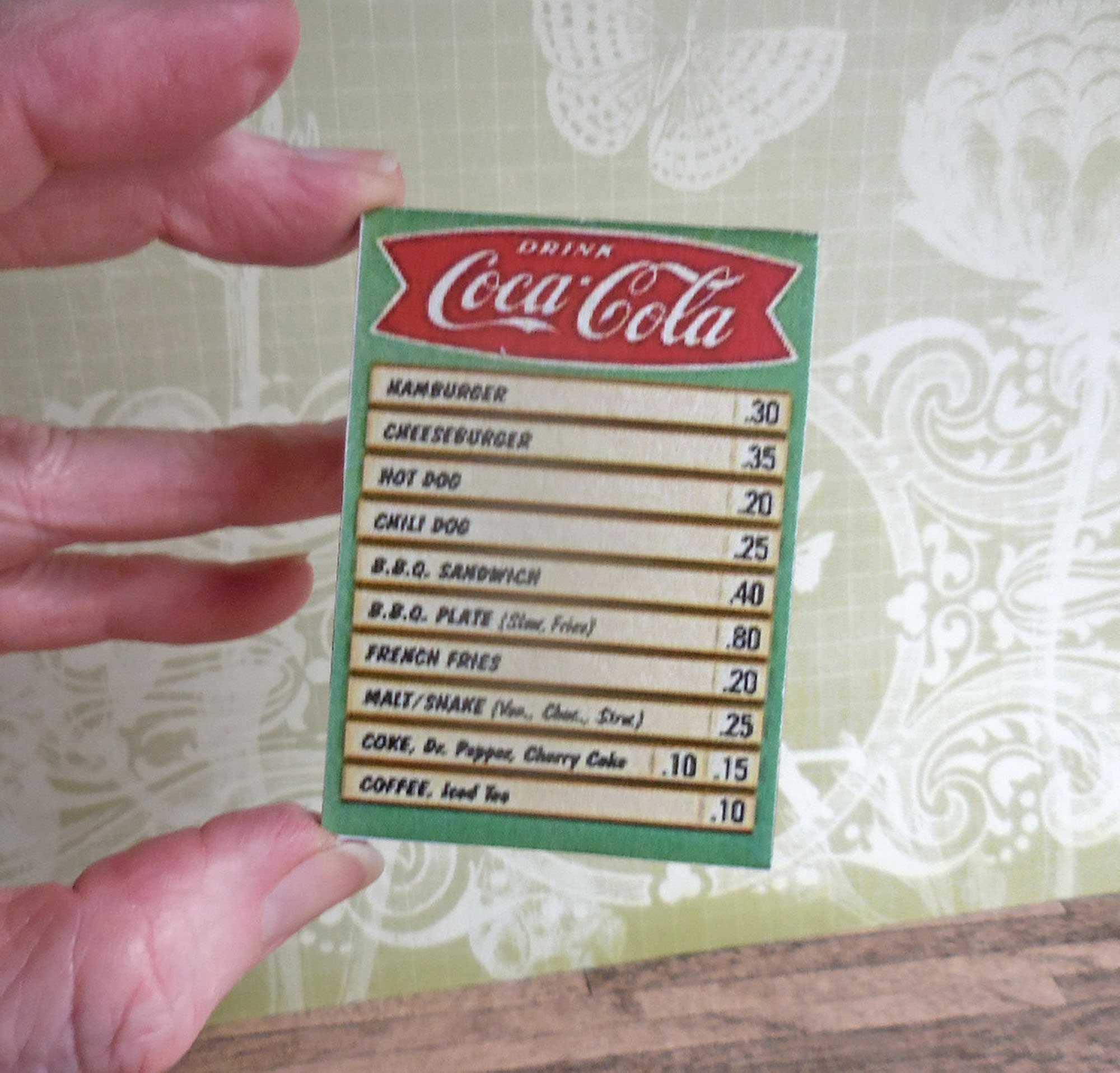 Coke Cola Menu Board
