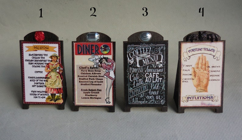 Standing Menu & Sign Boards Tea Coffee Diner Signs - Etsy Norway