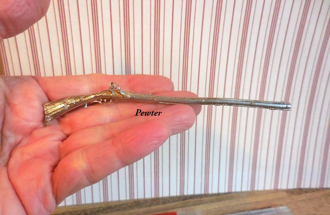 Perth Pewter Long Rifle ~ Dollhouse Miniatures - Etsy