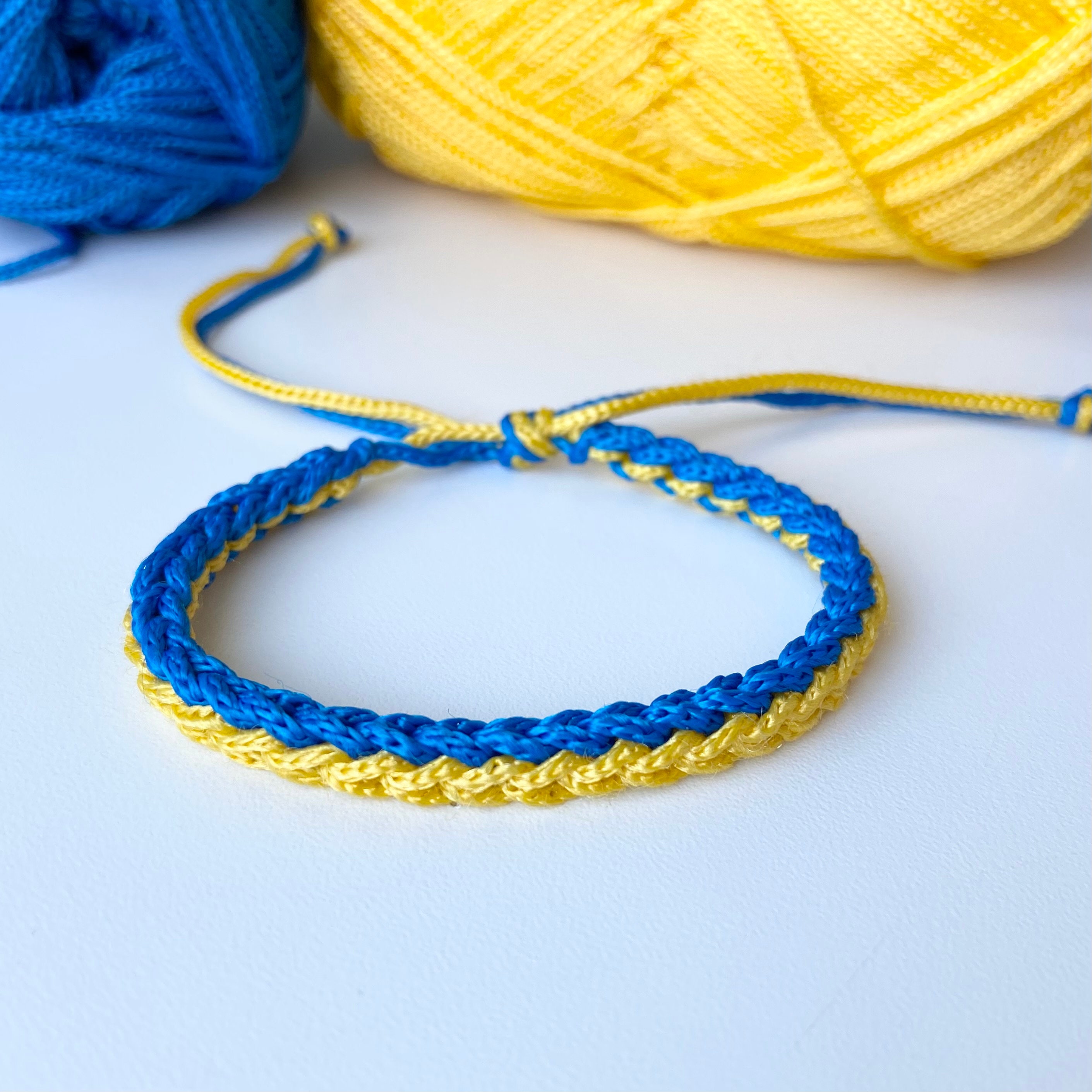 Ukraine Flag Bracelet. Ukraine Yellow-blue Unisex Bracelet. - Etsy Canada