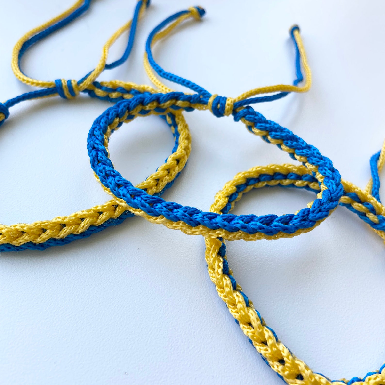 Ukraine Flag Bracelet. Ukraine Yellow-blue Unisex Bracelet. - Etsy