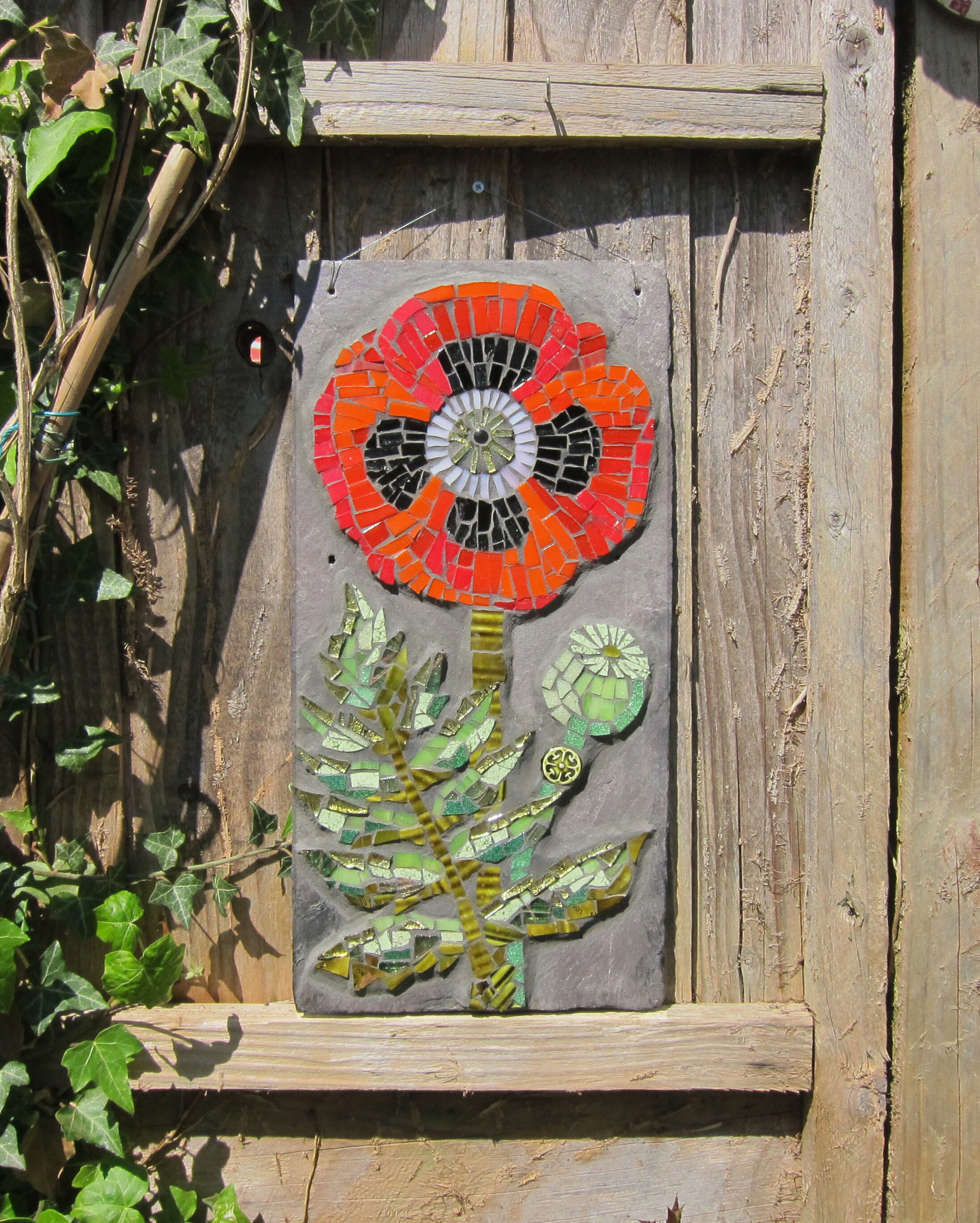 Garden Mosaic Poppy - Etsy