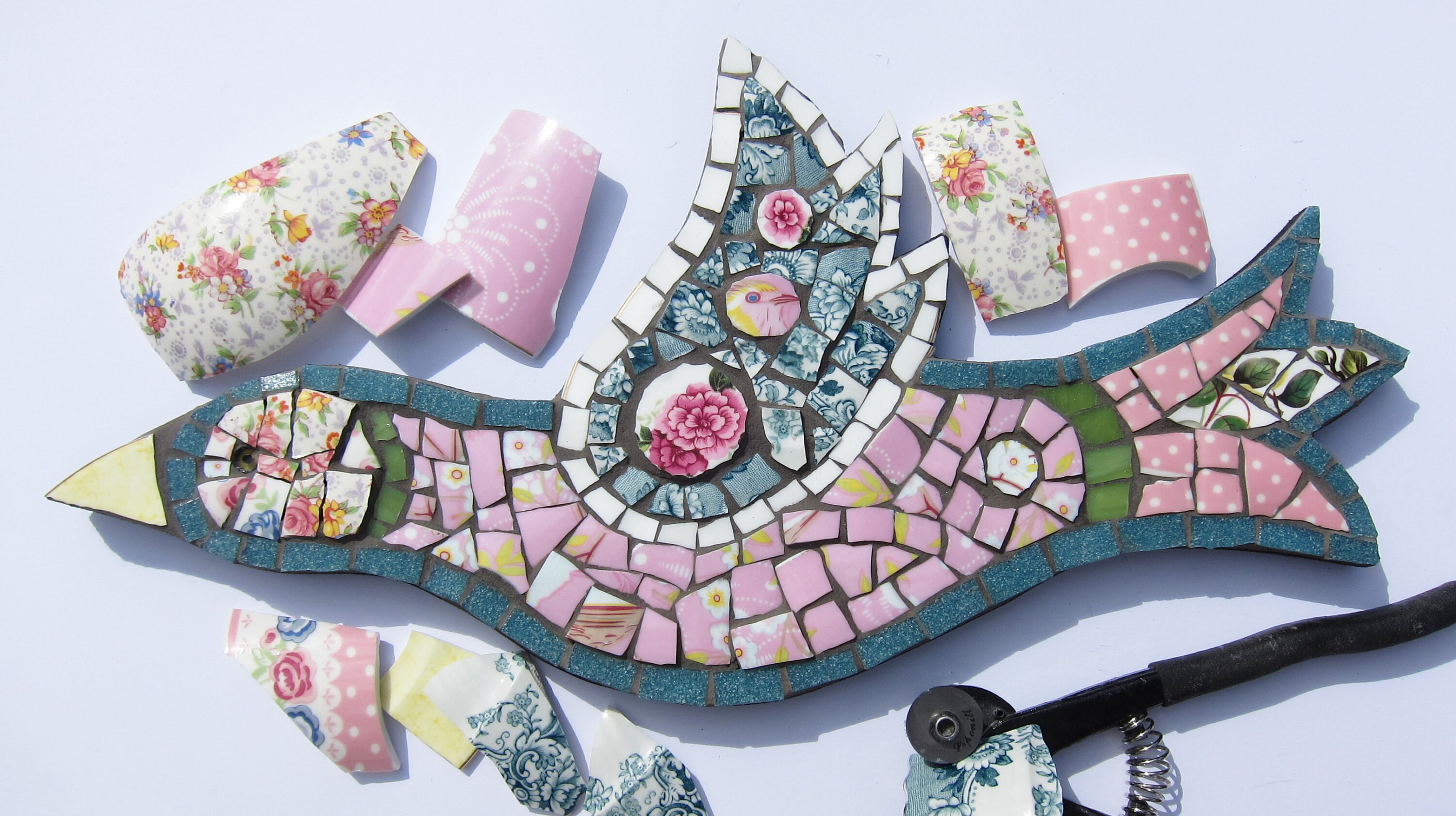 Flying Bird Mosaic - Etsy