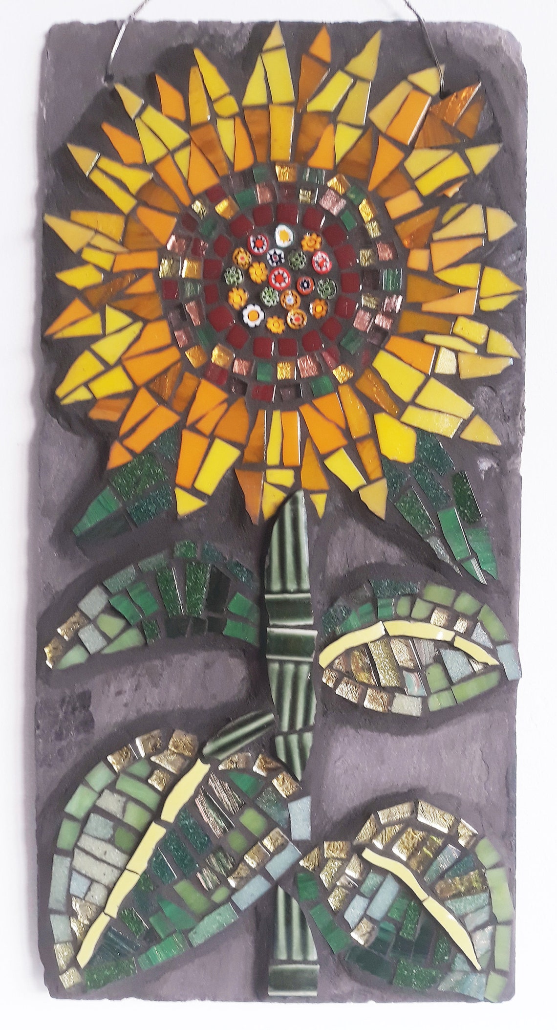 Garden Mosaic Sunflower | Etsy
