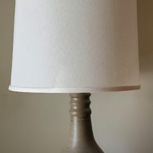 Ceramic Table Lamp | Rib Top Bottle | Fieldmouse | 2C - Etsy