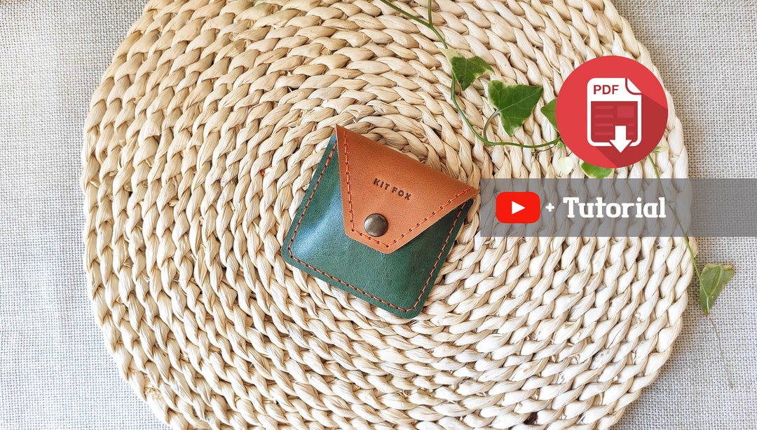 Leather Pattern Coin Purse Pattern Coin Pouch Pattern PDF Case for ...