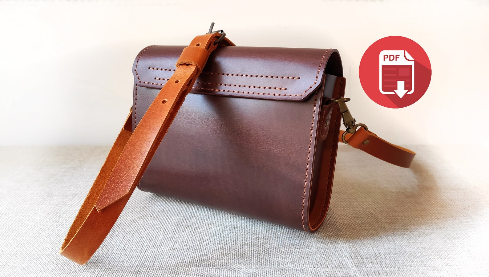 Leather Bag Pattern PDF Pattern Leather Bag Shoulder Bag - Etsy