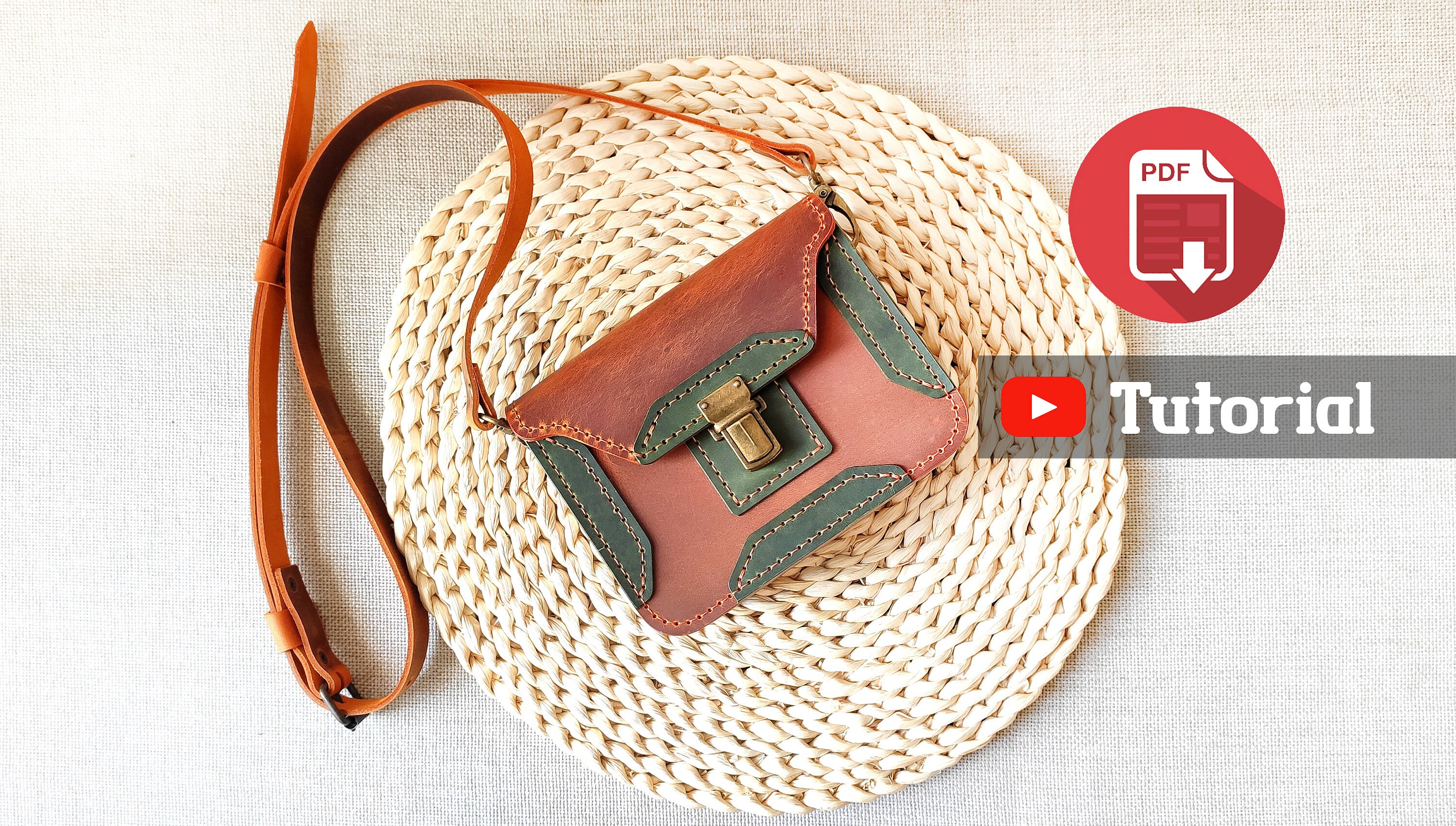 Small Leather Bag Pattern Shoulder Bag Digital Download - Etsy